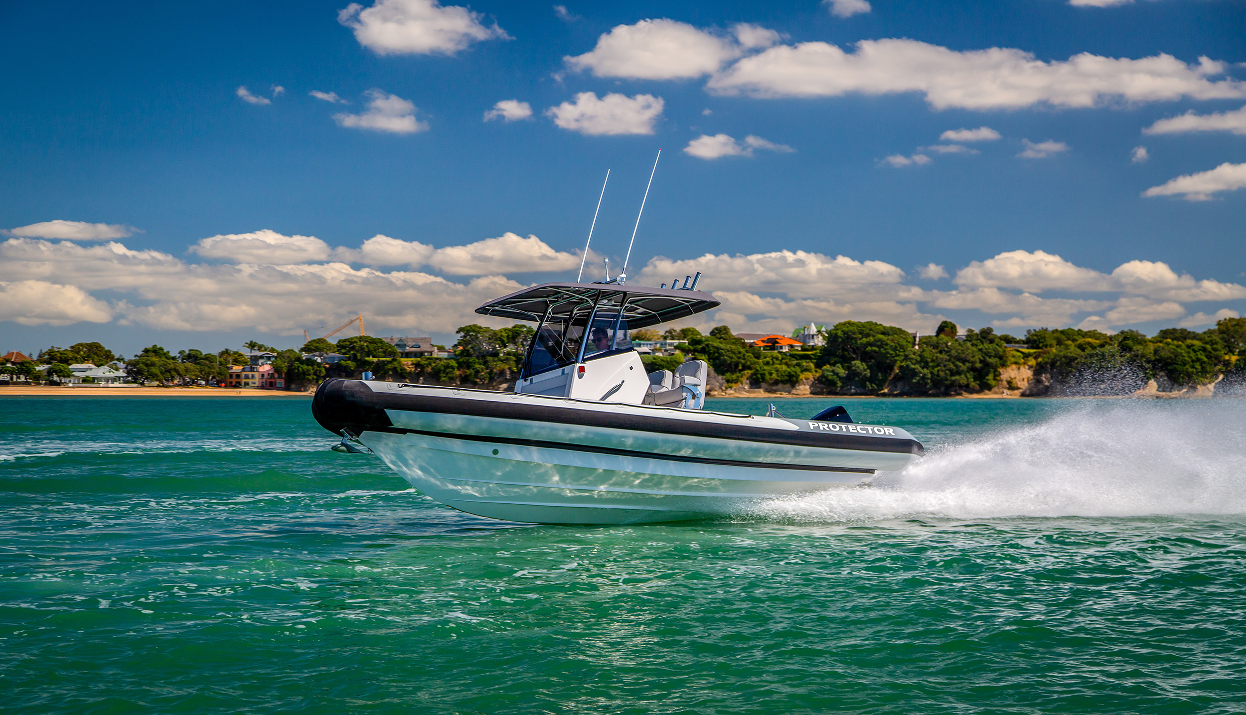 Protector Boats | 250 Chase - Light and Compact Yet Built for Rough Seas