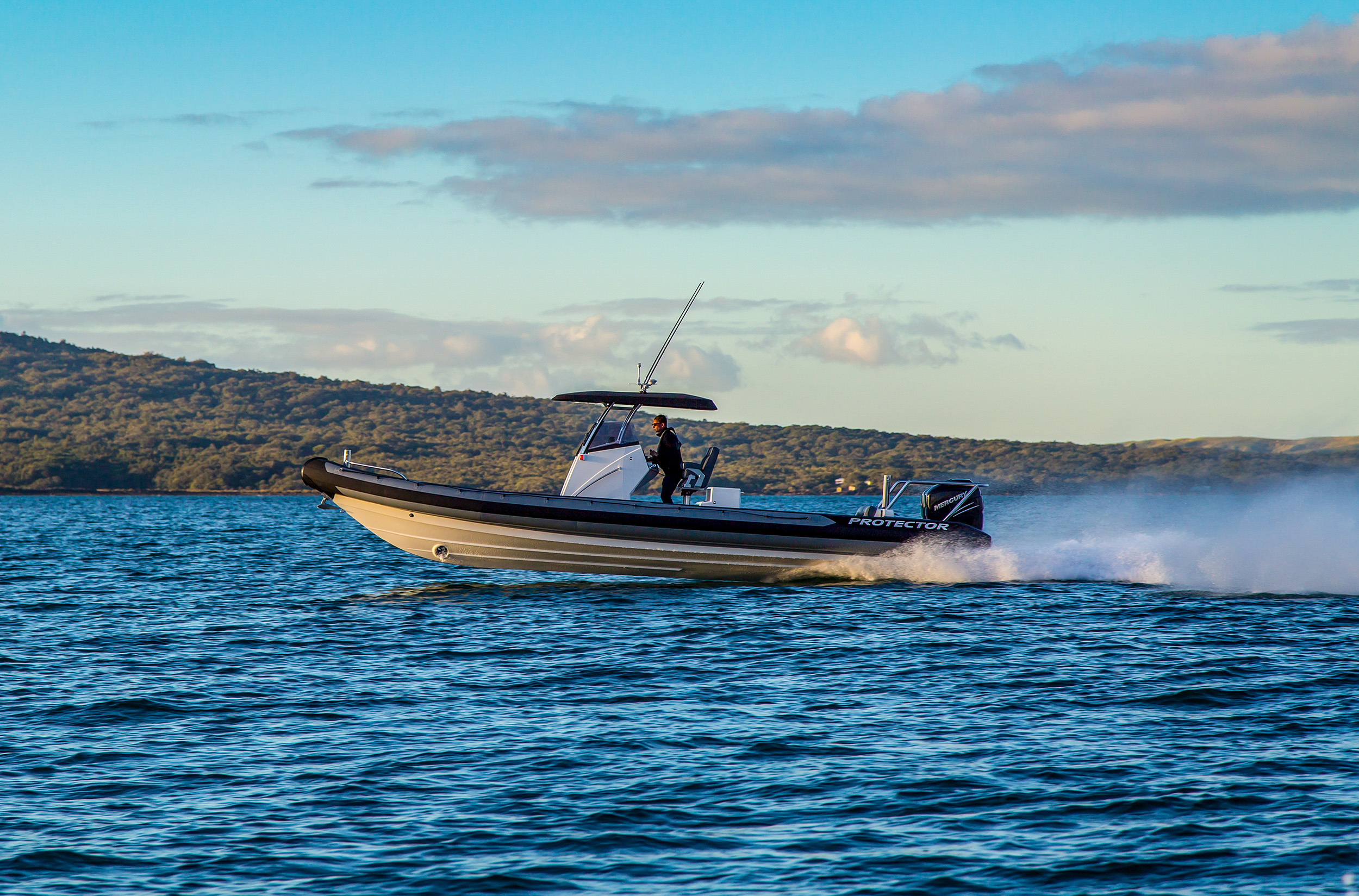 Protector Boats | 330 Chase - Ultimate Support Boat for Sailing Events